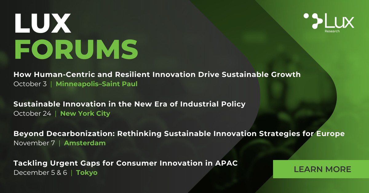 Lux Forums - Lux Research