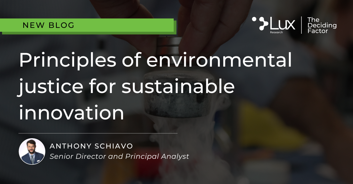 Principles of environmental justice for sustainable innovation - Lux ...