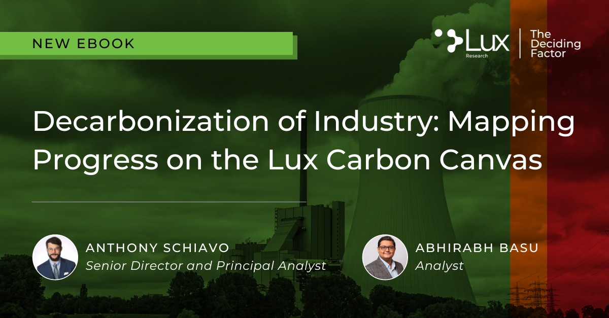Decarbonization of Industry: Mapping Progress on the Lux Carbon Canvas ...